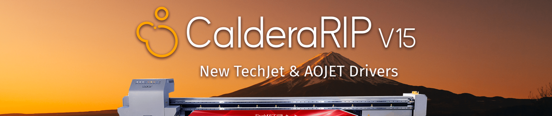 New TechJet & AOJET drivers for CalderaRIP