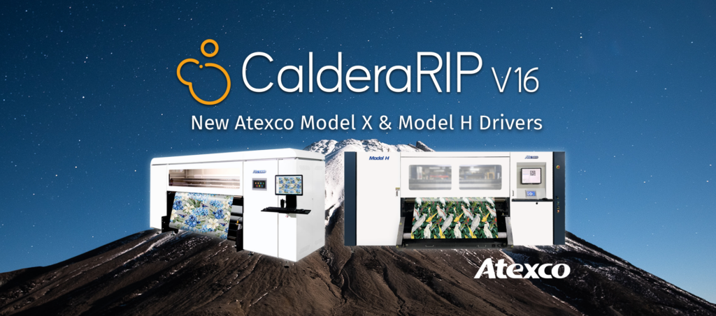 New Atexco drivers for CalderaRIP Version 16