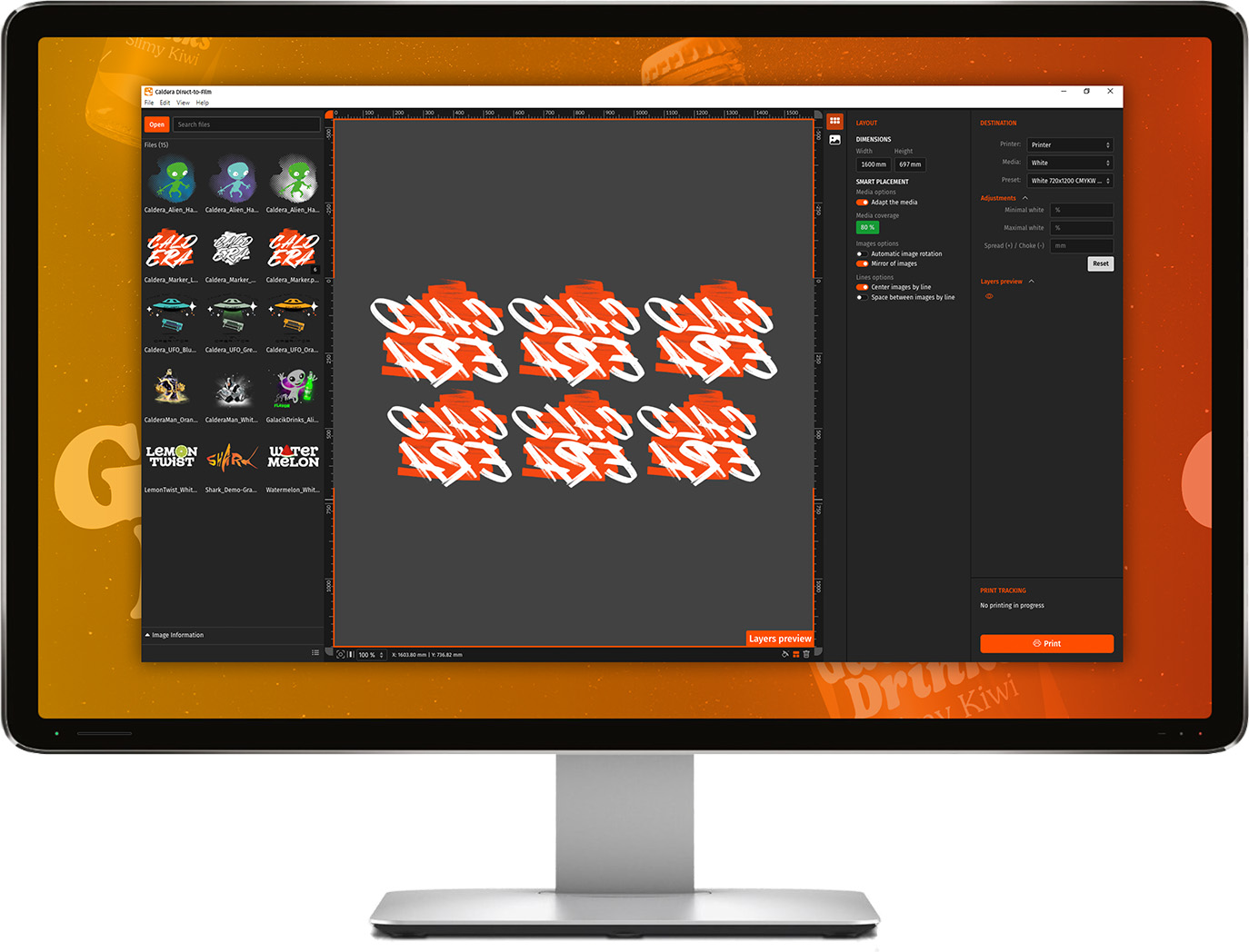 Caldera Direct-to-Film | RIP software for DTF printing