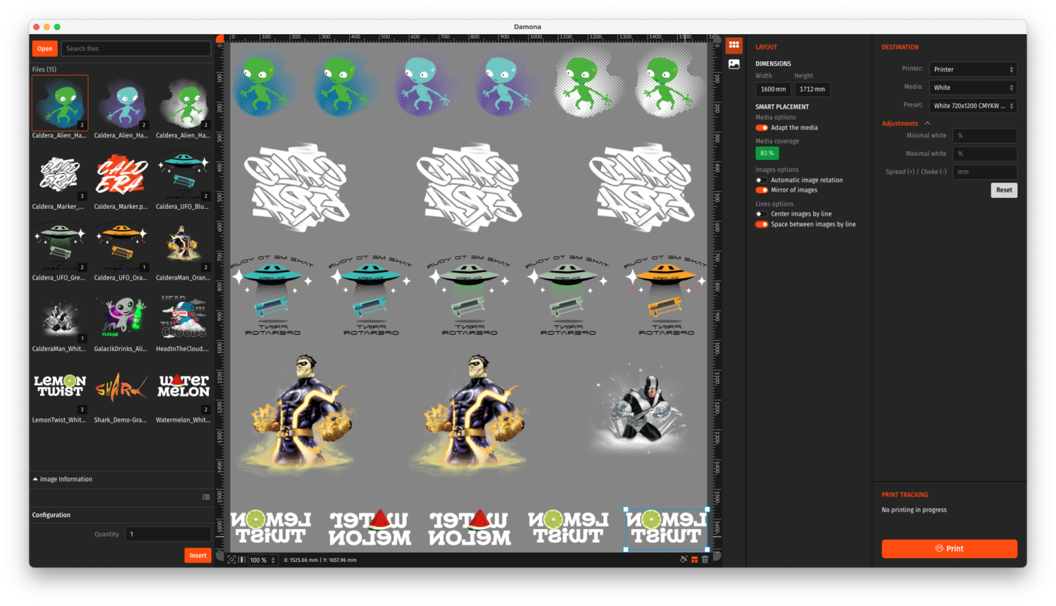 Caldera Direct-to-Film | RIP software for DTF printing